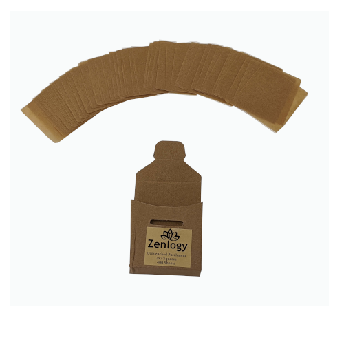 Unbleached 2x2 Parchment Paper Squares (400 sheets) – Zenlogy