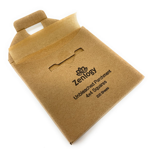 Unbleached 4x4 Parchment Paper Square Sheets (200 Sheets) – Zenlogy