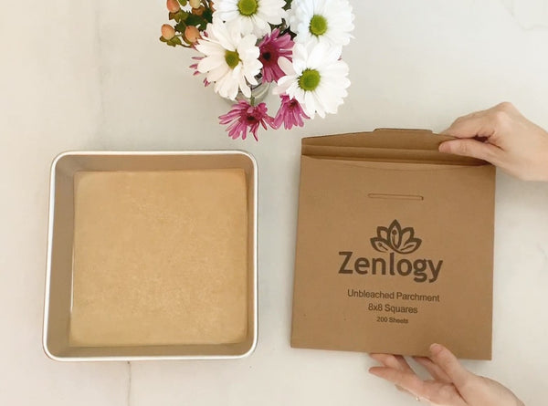 Unbleached 8x8 Parchment Paper Squares (200 sheets) - Exact Fit for 8x ...