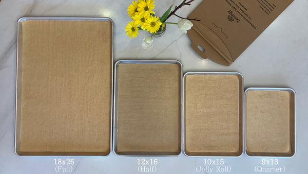 Unbleached 10x15 Parchment Paper Sheets (100 Pcs) - Exact Fit for Jell ...